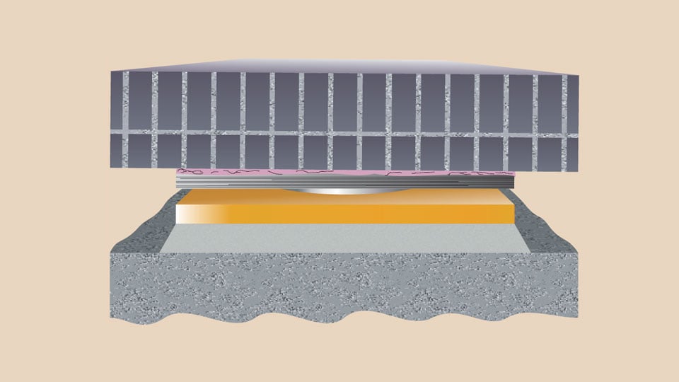 Grouting bridge bearings