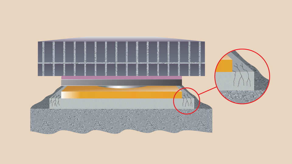 Grouting bridge bearings
