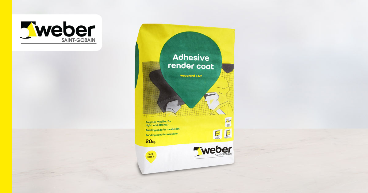 weberend LAC | Adhesive base coat render | Weber UK