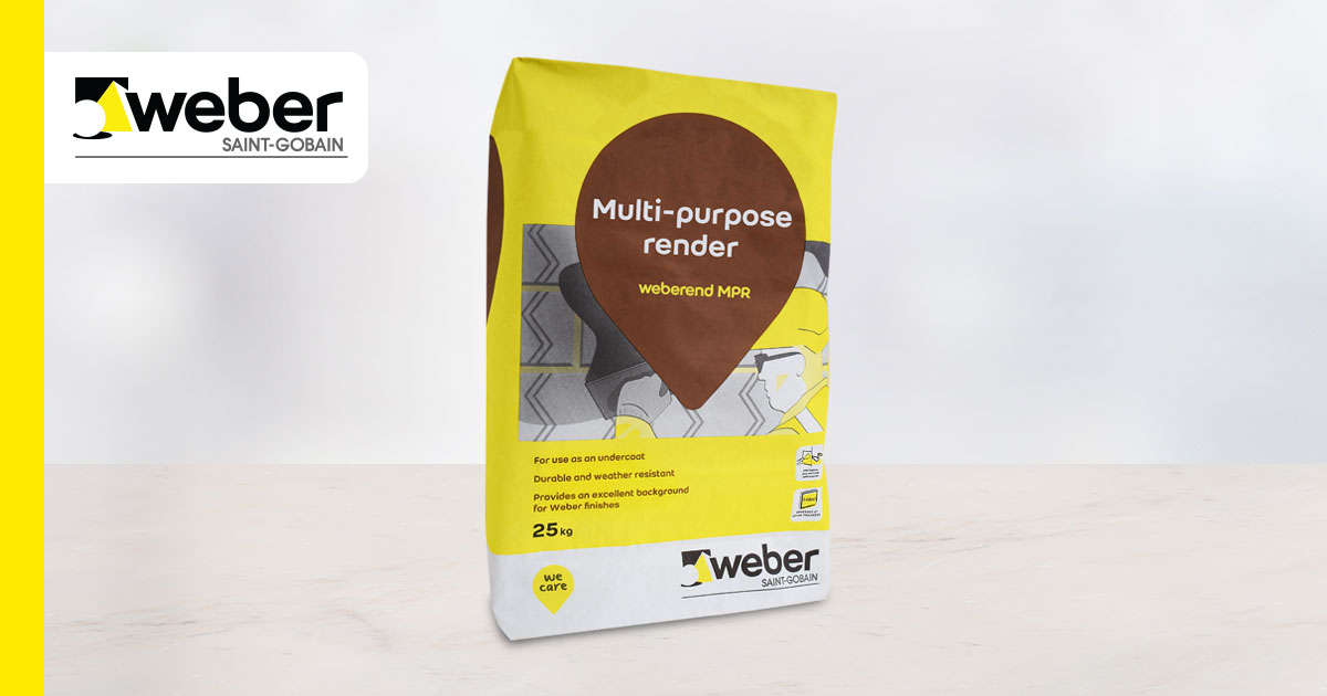 weberend MPR | Multi-purpose render | Weber UK