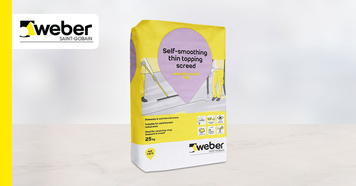 weberfloor 4150 | Topping screed | Flooring Systems | Weber UK