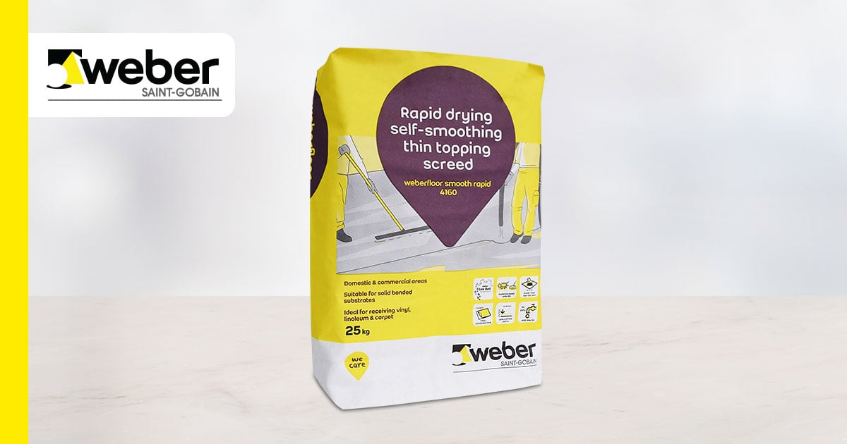 weberfloor 4160 | Topping screed | Flooring Systems | Weber UK