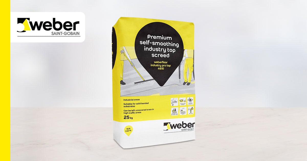 weberfloor 4610 | Hard Wearing Topping Screed | Weber UK