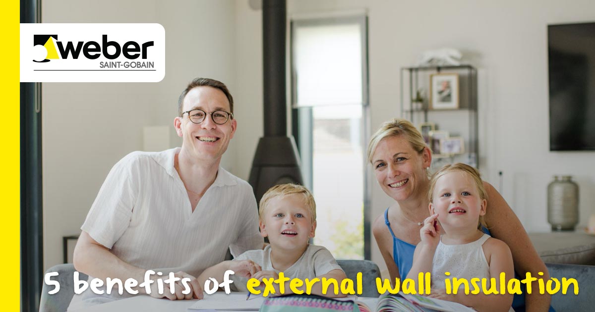 5 benefits of external wall insulation | Weber UK