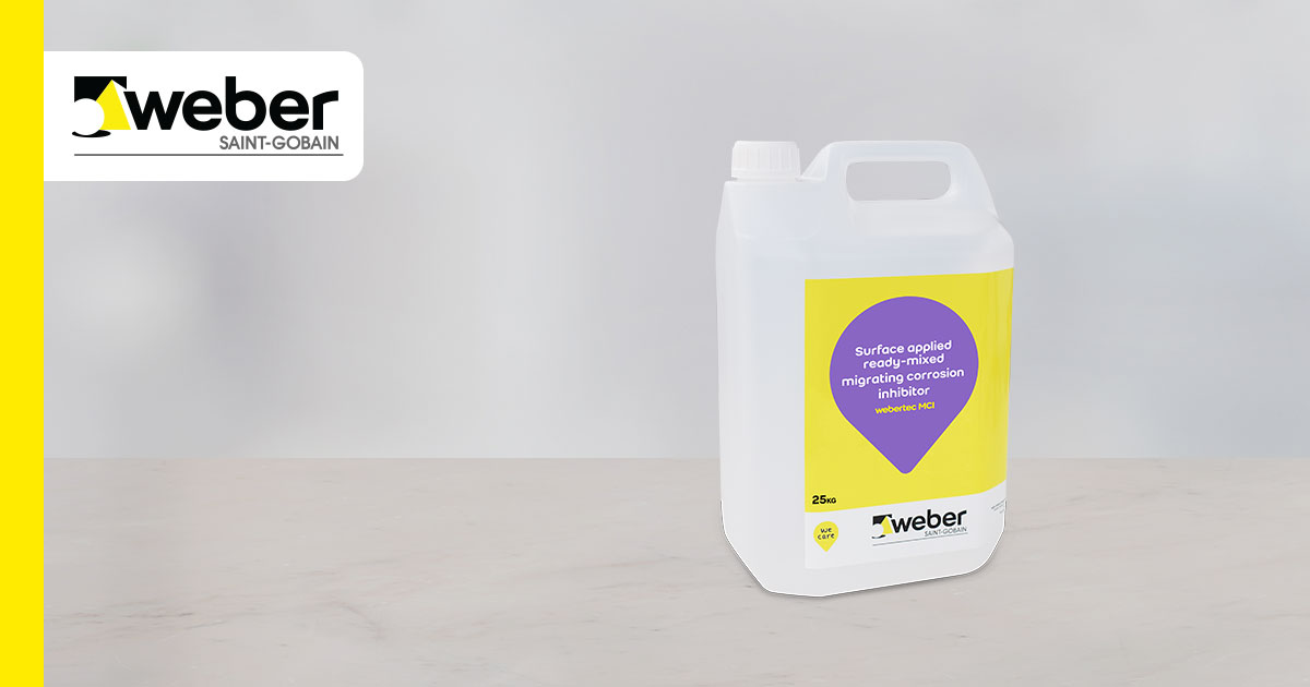webertec MCI : Technical Mortars Solutions | Weber UK