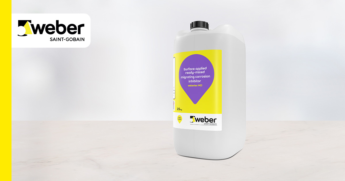 webertec MCI : Concrete Protection > Technical Mortars Solutions | Weber UK