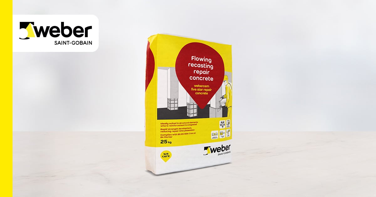 webercem advanced repair concrete