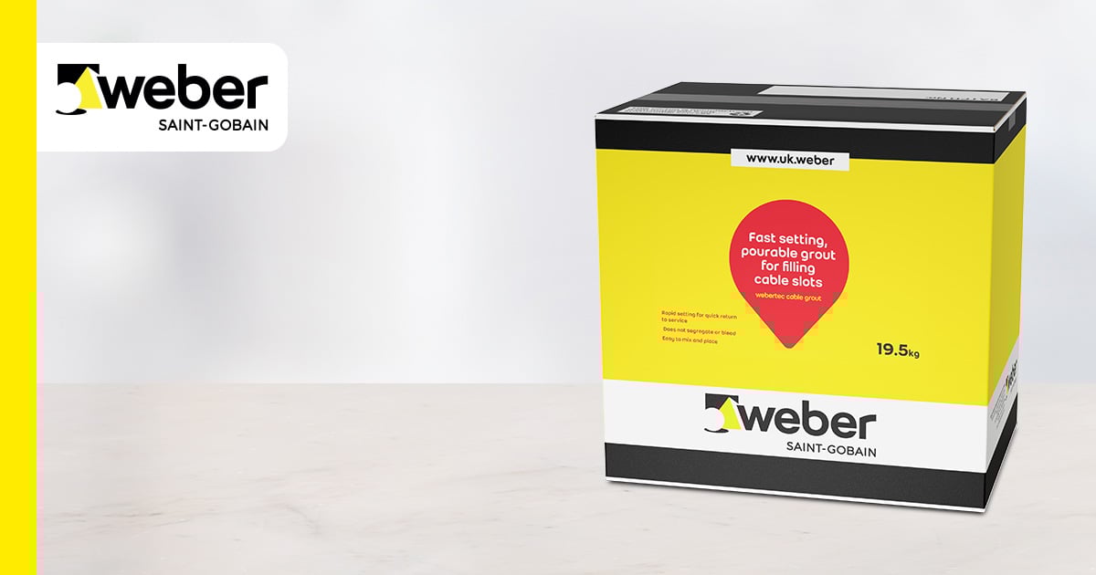 webertec cable grout