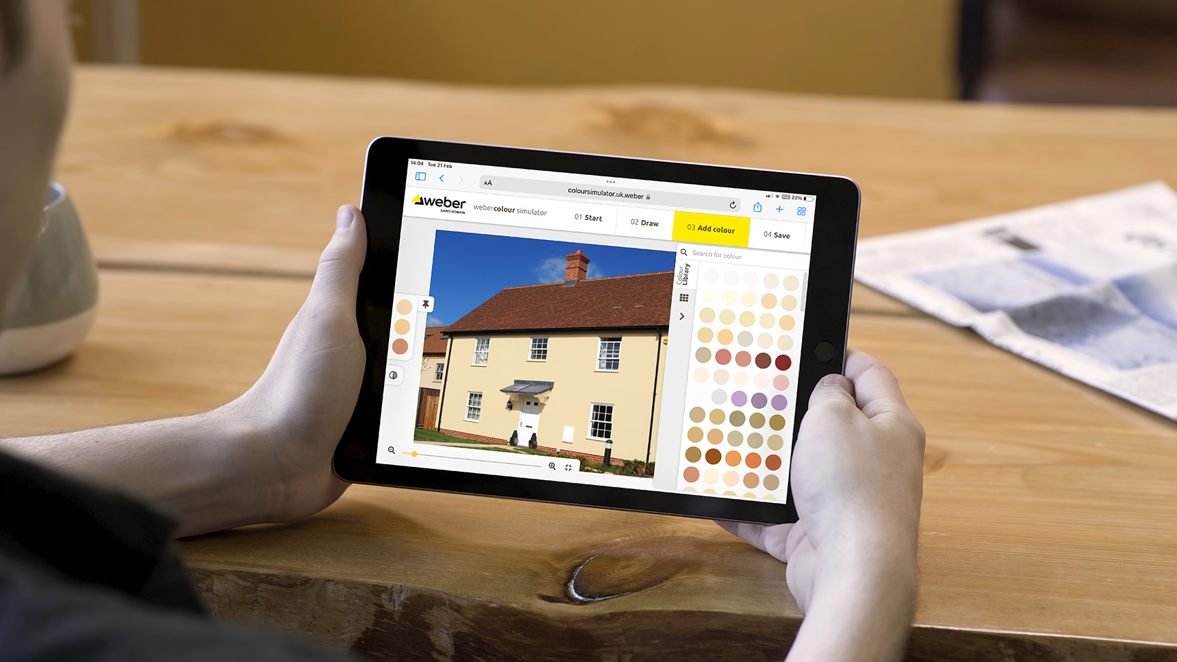Choosing render colours for the exterior of your home | Weber UK