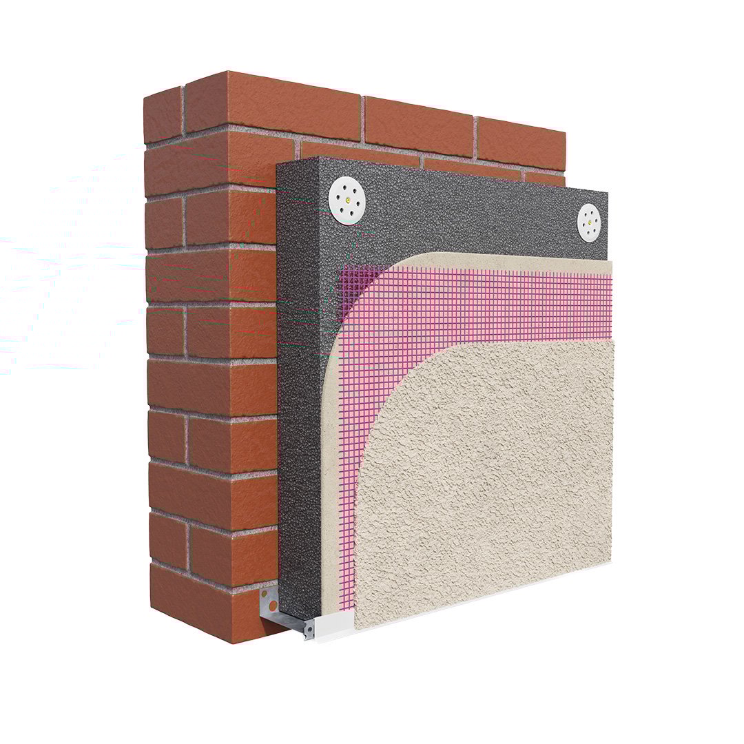 webertherm XP roughcast system (EPS) | Weber UK