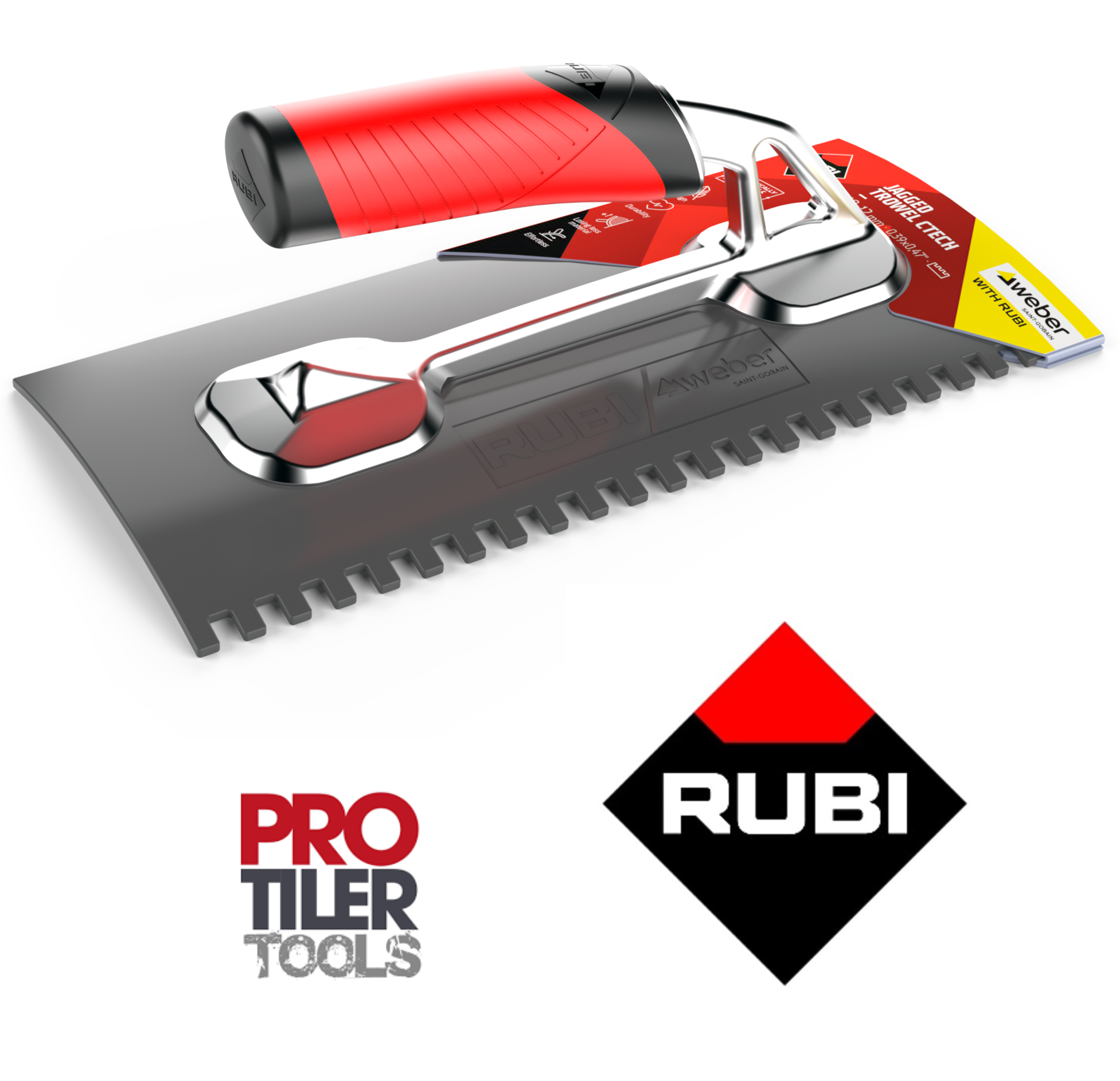 Using a notched trowel when tiling | Weber UK