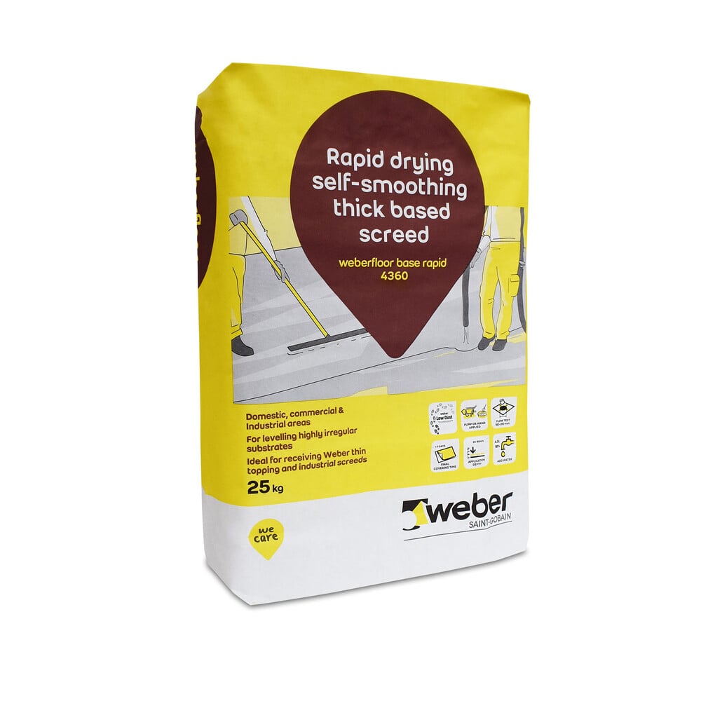 weberfloor 4360 | Thick base screed | Flooring Systems | Weber UK