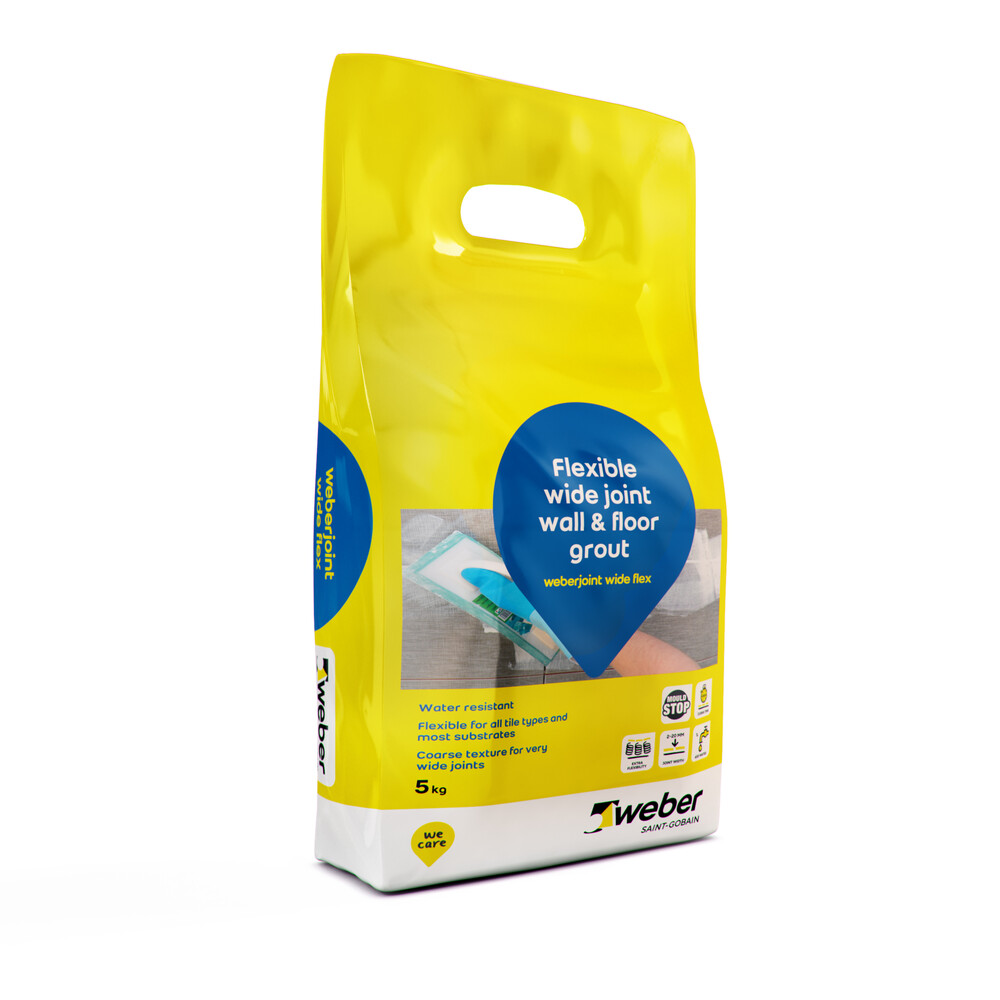 weberjoint wide flex | Flexible Tile Grout | Weber UK