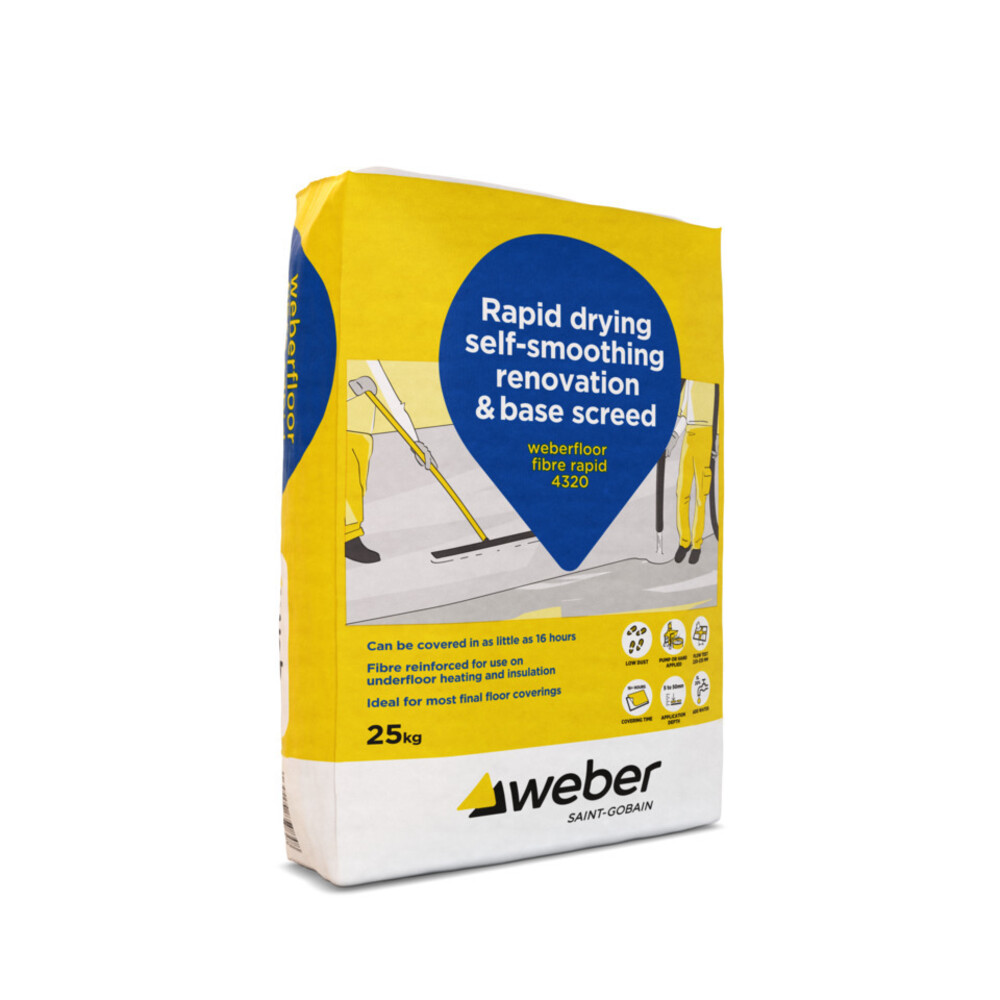 weberfloor 4320 | Self-Smoothing Base Screed | Weber UK