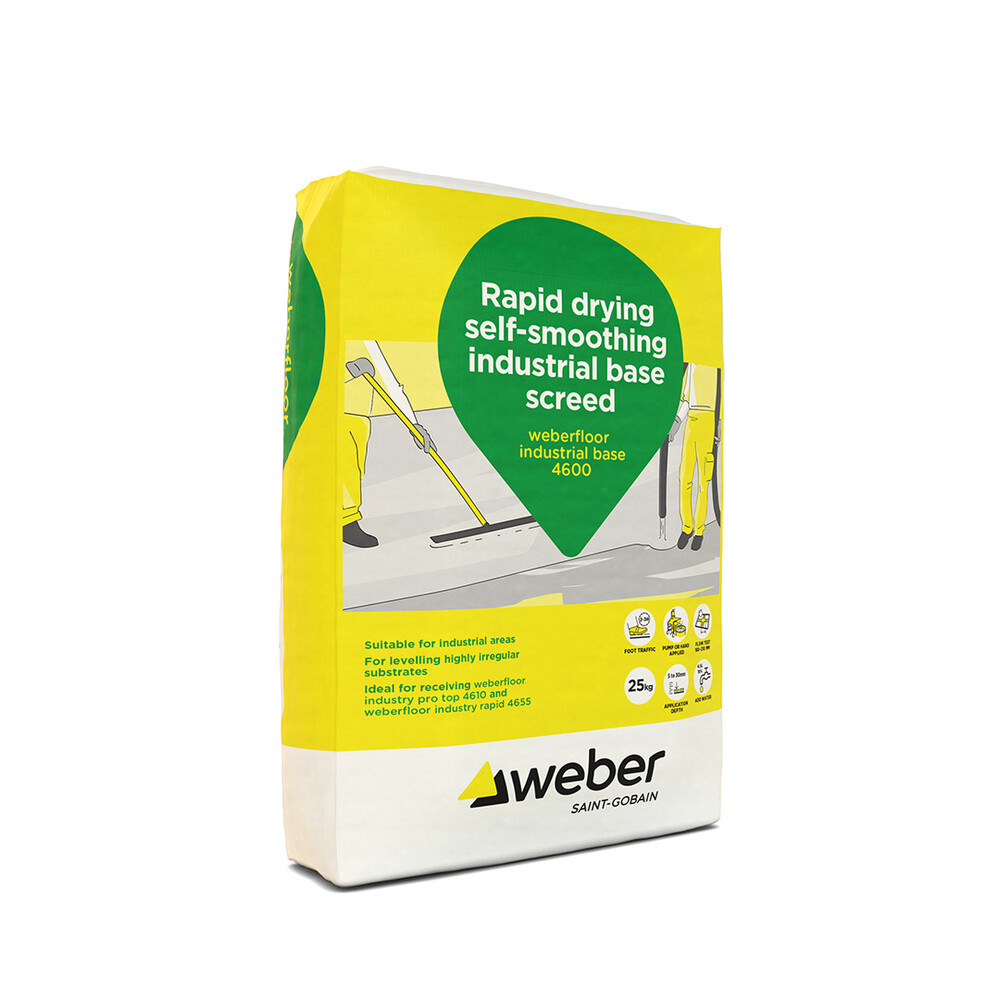 weberfloor industrial base 4600 : Industrial Screeds > Flooring Systems ...
