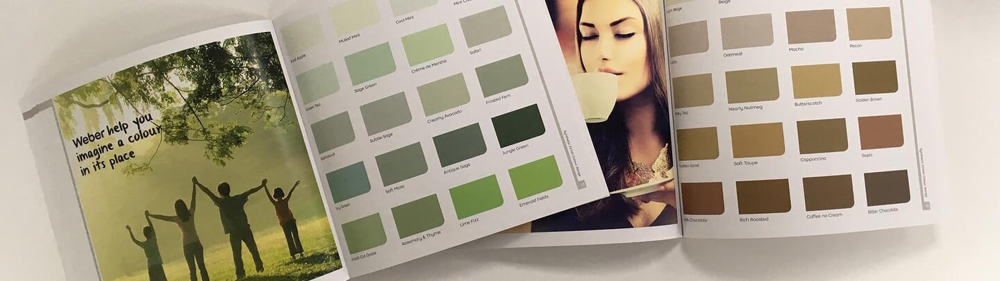 Colour Charts | Renders, Grouts & Silicones | Weber UK