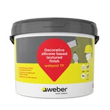Using a decorative finish over existing render | Weber UK