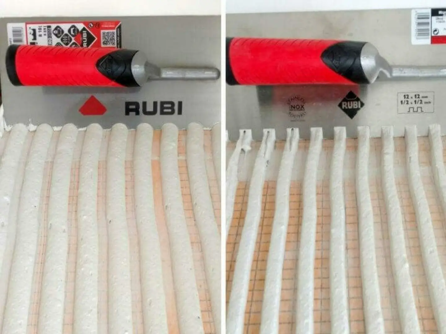 Using a notched trowel when tiling Weber UK