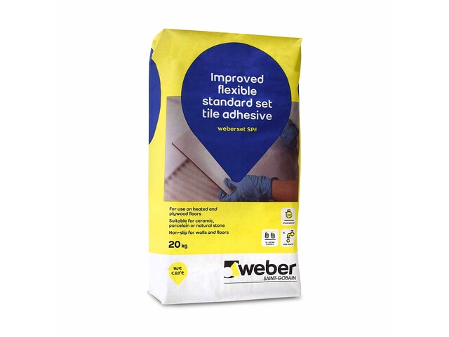 weberset SPF | Flexible Tile Adhesive | Weber UK