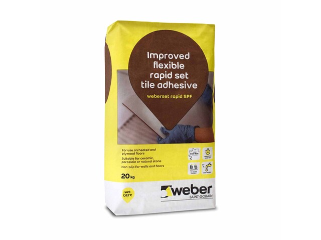 weberset rapid SPF | Rapid Set Flexible Tile Adhesive | Weber UK