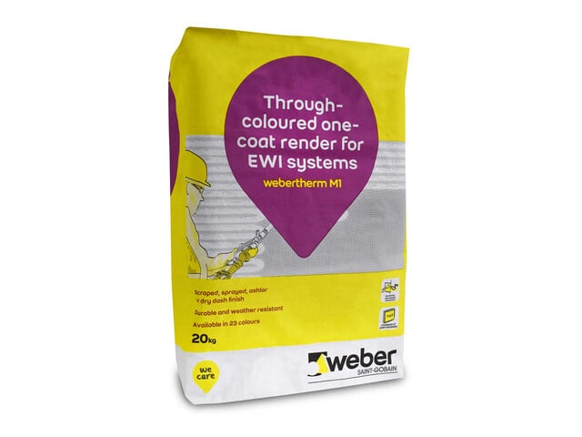 webertherm M1 | Through-coloured mineral render | Weber UK