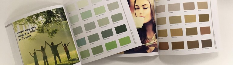Colour Charts | Renders, Grouts & Silicones | Weber UK