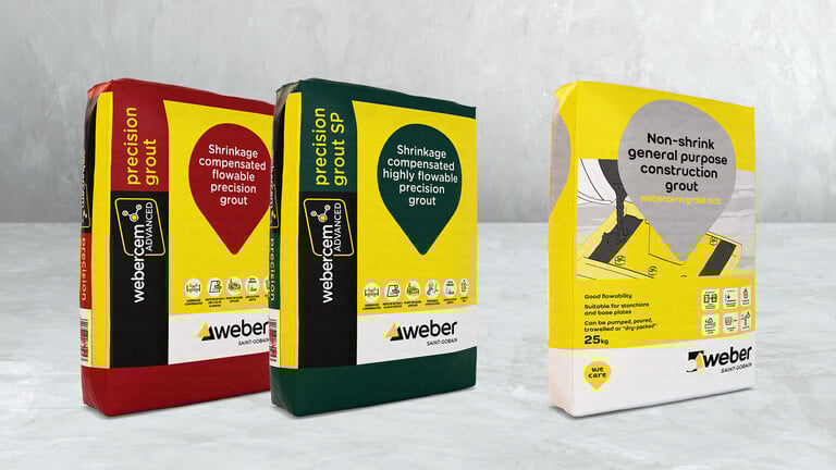 Precision grouting | Weber UK