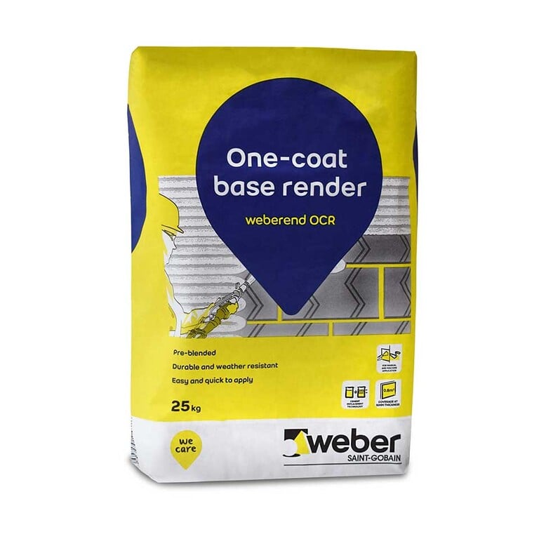 weberend OCR | One coat render | Weber UK